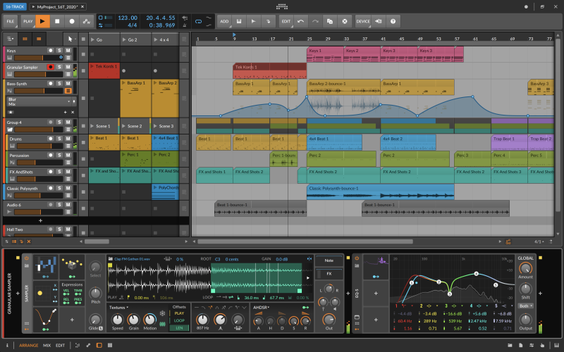 Bitwig Studio 16-Track - Sonarscope Pro Audio
